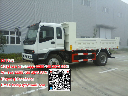 Isuzu 240hp diesel engine dump truck ghana tipper truck sale