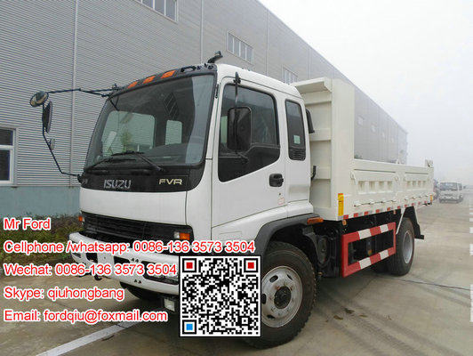 Isuzu fvr dumper truck  240hp brand new for sale powerful engine protect enviroment