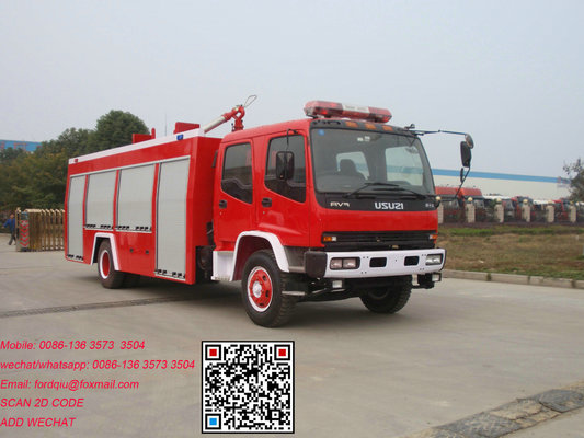 Isuzu fvr  water tank 6cbm fire fighting truck water tank 6cbm fire fighting truck