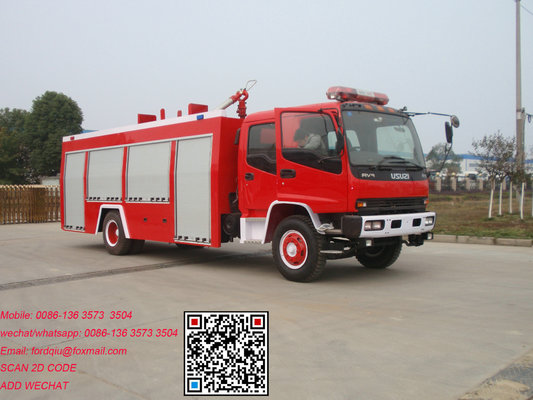 Isuzu fvr Isuzu water tank-foam fire fighting truck