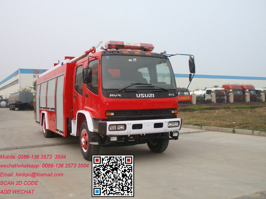 Isuzu fvr Isuzu water tank-foam fire fighting truck Isuzu 6cbm fire truck