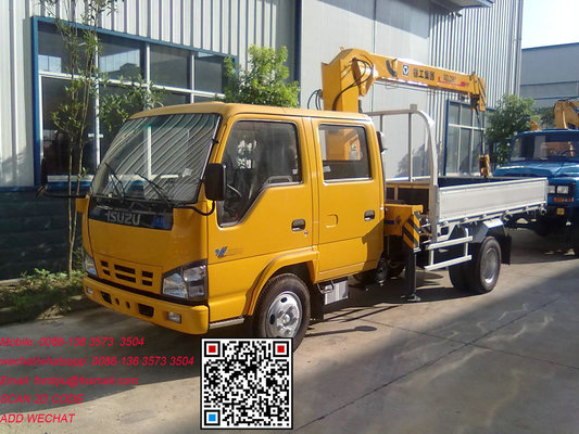 New Isuzu Design Lorry With Crane Manufacturer