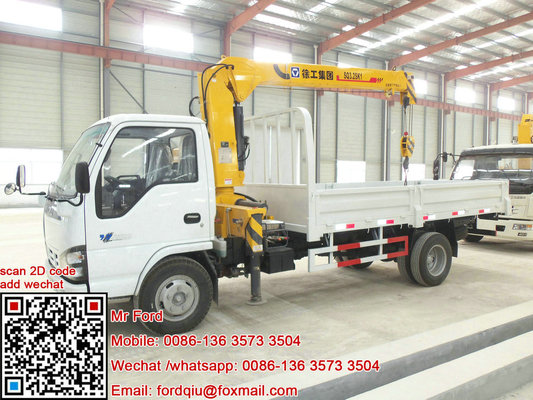 Isuzu 600P elf  Isuzu 600P New Truck Mounted Hydraulic Crane   Factory