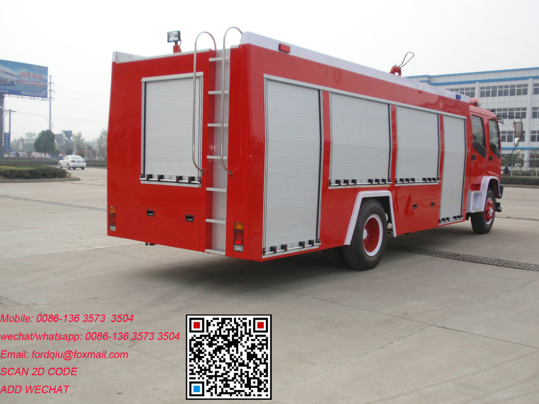 Isuzu fvr water tank 6m3 water tank fire fighting truck water tank 6m3 water tank fire fighting truck