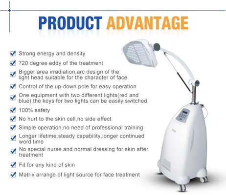 PDT LED Light Therapy Machine , Skin Whitening Photon Light Therapy Machine
