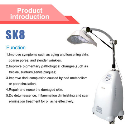 PDT LED Light Therapy Machine , Skin Whitening Photon Light Therapy Machine