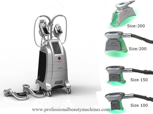 Vertical Cryolipolysis Slimming Machine 4 Handles For Body Shaping / Fat Removal