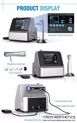 Body Pain Relief Portable Shockwave Therapy Machine With 5 Treatment Tips