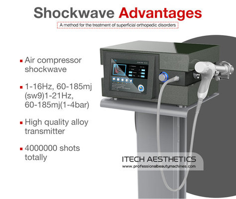Portable Electromagnetic Shockwave Therapy System Eswt Machine For Back Pain