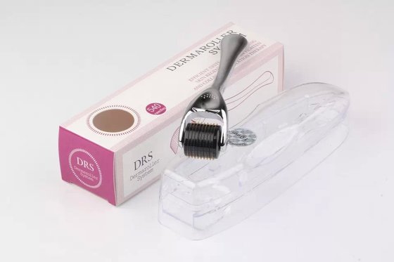 540 Silver Sealed Sterilized Micro Needle Derma Roller For Anti Aging OEM Avaliable