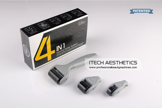 4 In 1 Micro Needle Derma Roller 300 / 720 / 1200 Needles For Anti Wrinkle