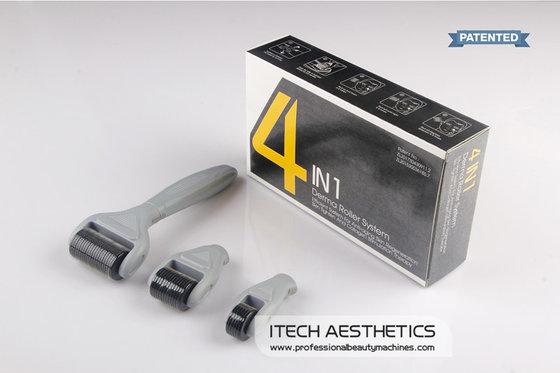 4 In 1 Micro Needle Derma Roller 300 / 720 / 1200 Needles For Anti Wrinkle