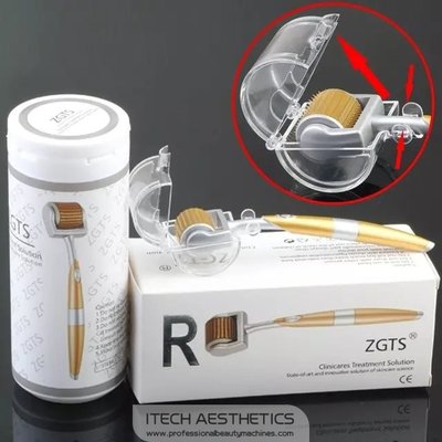 ZGTS Seamless Titanium Microneedle Derma Roller 192 Needle For Face Scars