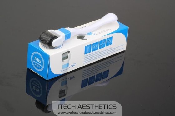 360 Degree Rotate Titanium Microneedle Derma Roller Skin Care With 600 Needles