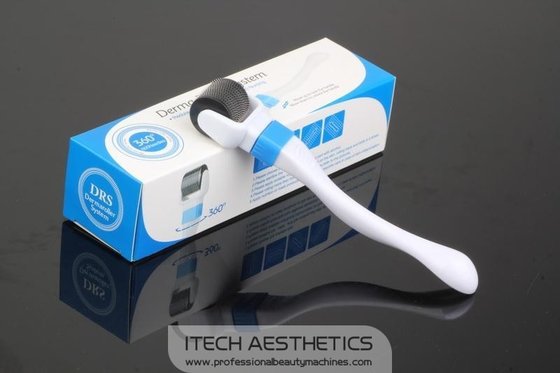 360 Degree Rotate Titanium Microneedle Derma Roller Skin Care With 600 Needles