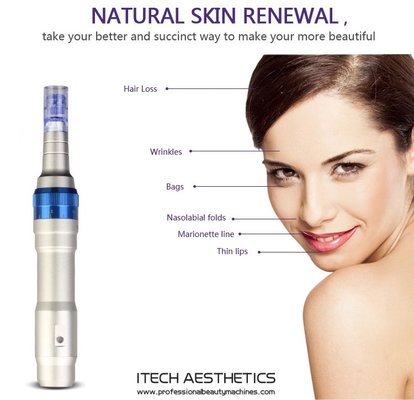 Automatic Mirco Needle Derma Pen Stamp For Acne Scar Removal 12 Needles
