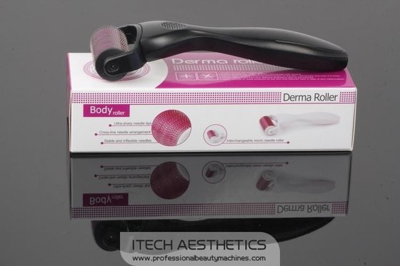 Skin Care Titanium Microneedle Derma Roller For Scars / Stretch Marks / Wrinkles