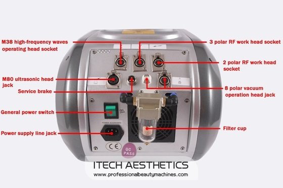 Multipolar RF Ultrasonic Lipo Cavitation Machine , Fat Reduction Machine