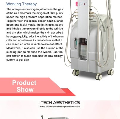 6  In 1 / Omnipotent Oxygen Facial Machine For Skin Rejuvenation Non Surgical