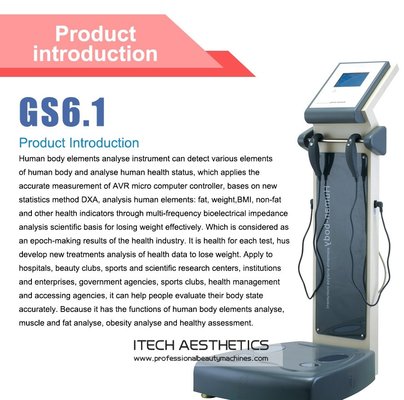 Touch Screen Body Composition Analyzer Machine For Fat And Muscle Analysis
