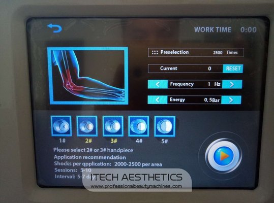 Pneumatic Extracorporeal Shockwave Therapy Machine For Body Pain Relief Non Invasive