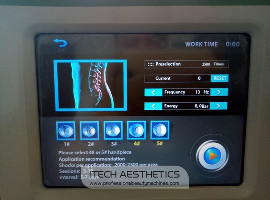 Professional Shockwave Therapy Machine For Soft Tissue Treatment No Anesthetic