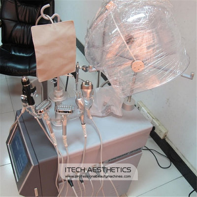 9 In 1 Vertical Hyperbaric Oxygen Facial Machine , Jet Peel Facial Treatment Machine