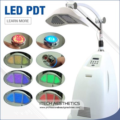Professional PDT LED Light Therapy Machine , 7 Colors Facial Light Therapy Devices