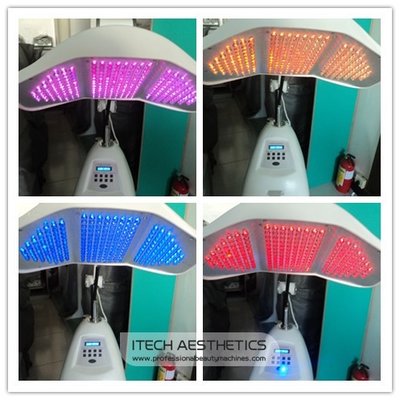 Professional PDT LED Light Therapy Machine , 7 Colors Facial Light Therapy Devices