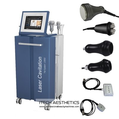Vacuum / 40Khz Cavitation / RF / Lipo Laser Slimming Machine For Fat Removal