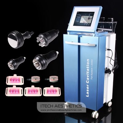 Vacuum / 40Khz Cavitation / RF / Lipo Laser Slimming Machine For Fat Removal