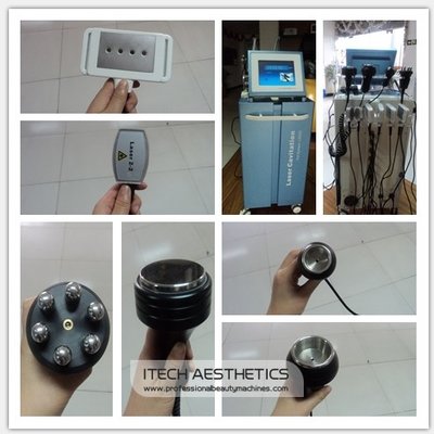 Vacuum / 40Khz Cavitation / RF / Lipo Laser Slimming Machine For Fat Removal