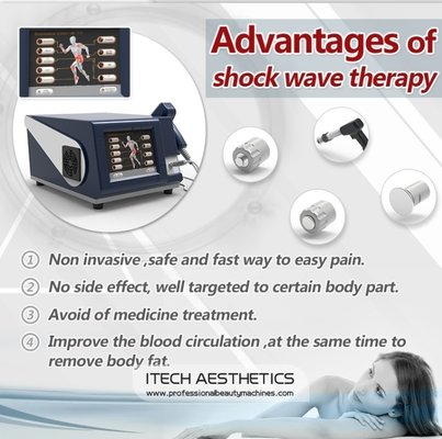 Extracorporeal Shockwave Therapy Medical Equipments For Knee Pain / Ed