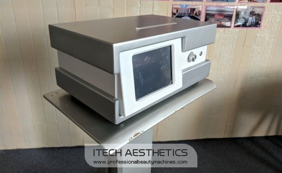 White Color ESWT Machine For Scar Tissue , Shockwave Therapy Physiotherapy Cellulite Reduction