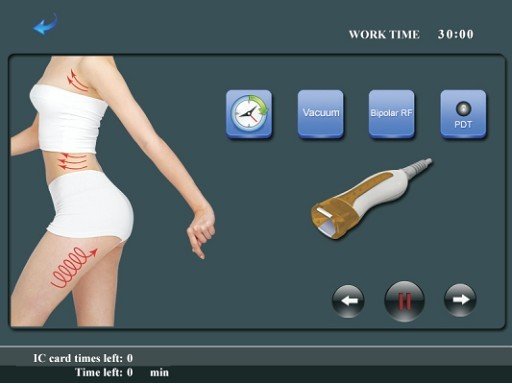 RU+7 RF Vacuum Photon Slimming Beauty facial Machine for eyes and body slimming treatment