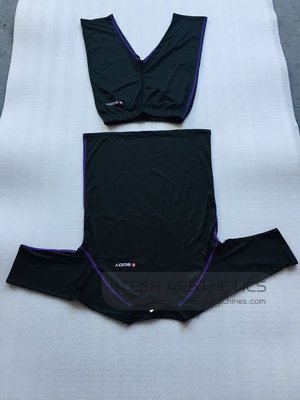 Black EMS Training Vest And Suits Fitness Machine Body Training Underclothing
