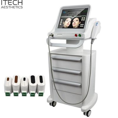 Anti Wrinkle Face Lift HIFU Beauty Machine With 15 Inch Touch Screen