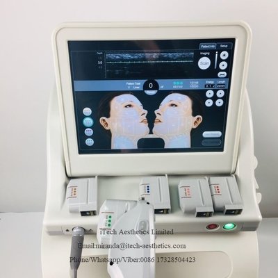 3D Hifu Facial And Body Lifting Machine 5 Cartridges For Beauty Salon Spa Different Intensity Focused Ultrasound Hifu