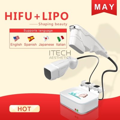 Portable 2 in 1 HIFU Liposonix Anti-wrinkle Machine Skin Tightening Hifu Face Lift Body Slimming Machine