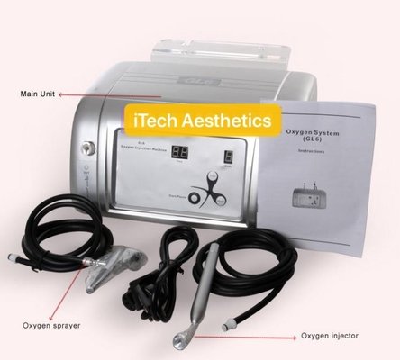 2 In 1 Portable Oxygen Facial Machine Salon Use Jet Peel Beauty Machine 99% Pure Oxygen For Acne Removal