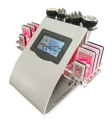 6 In 1 Lipo Laser + Cavitation + RF + Vacuum / RF Cavitation Vacuum Lipolaser Slimming Machine