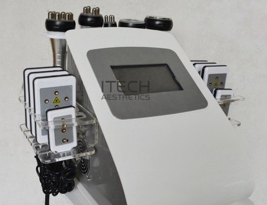 6 In 1 Lipo Laser + Cavitation + RF + Vacuum / RF Cavitation Vacuum Lipolaser Slimming Machine
