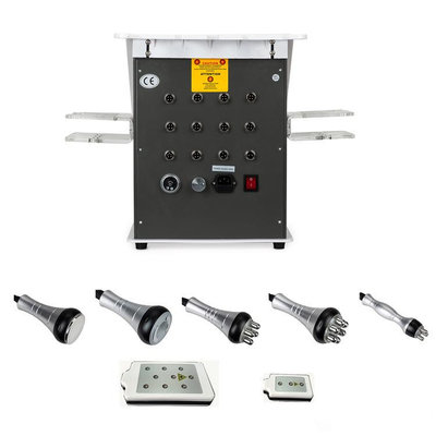 Portable 6 In 1 Cavi - lipo Ultrasound Cavitation Machine 40K Cavitation RF Multipolar Tripolar Vacuum Laser