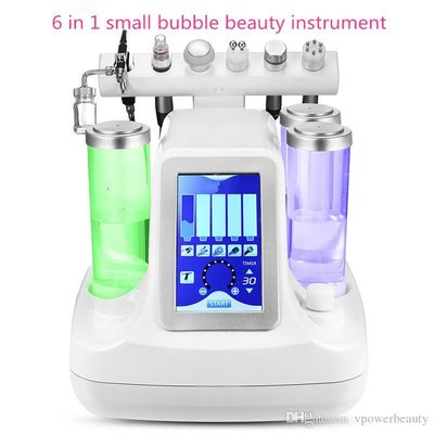 6 In 1 Vacuum Face Cleaning Hydro Dermabrasion Water Oxygen Jet Peel Machine For Vacuum Pore Cleaner