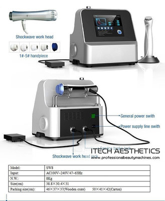 Professional Beauty Machines Shockwave Equipment for Foot And Ankle Pain Relief