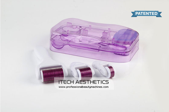4 In 1 Microneedle Derma Roller For Wrinkle Removal Anti - Puffiness Scar Removal