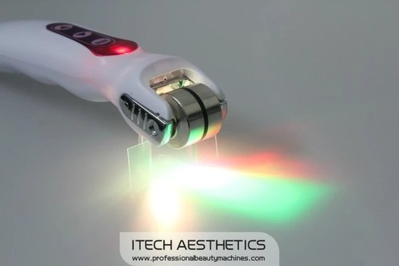 Skin Rejuvenation Microneedling Dermaroller With MNS Photon Light 540 Needles
