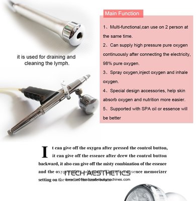 6  In 1 / Omnipotent Oxygen Facial Machine For Skin Rejuvenation Non Surgical
