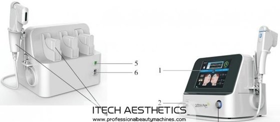 Safety SMART HIFU Device For Skin Tightening / Facial Massage / Anti Ageing