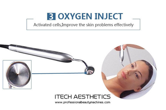 High Pressure Oxygen Jet Peel Machine , Skin Care Hydro Facial Dermabrasion